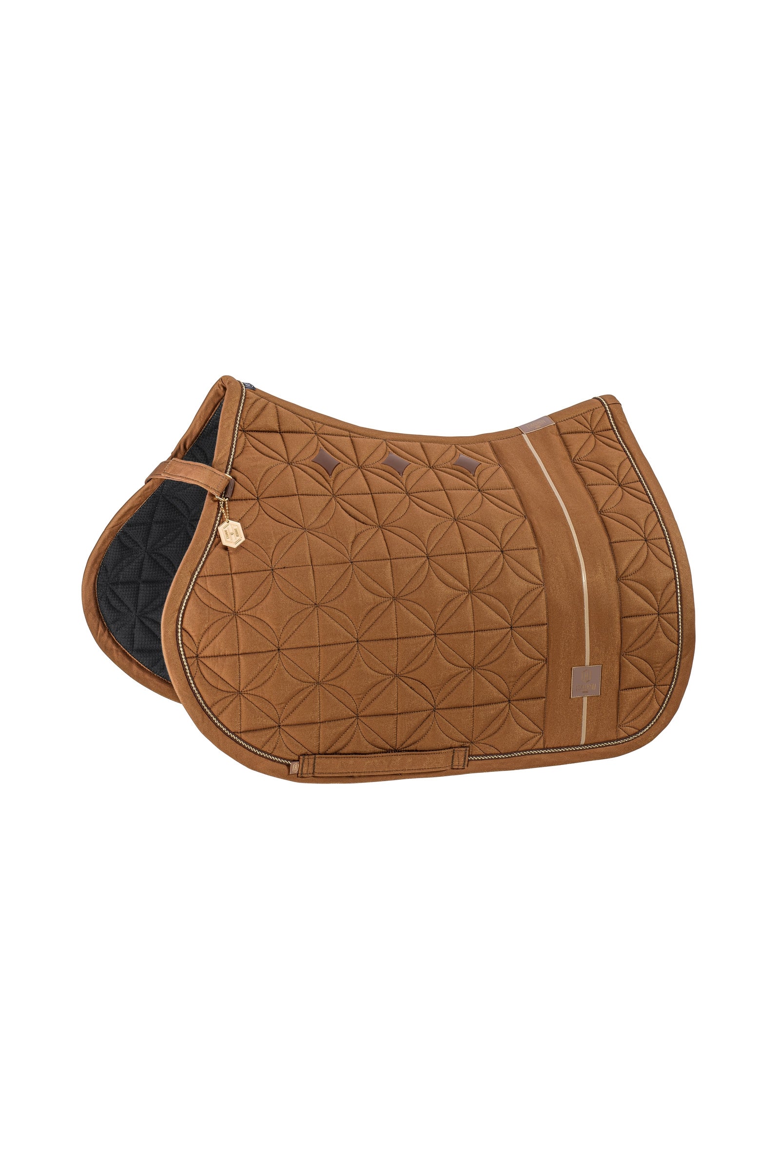 Heritage AW24 Big Square Glam All Purpose Saddle Pad Almond F – horze