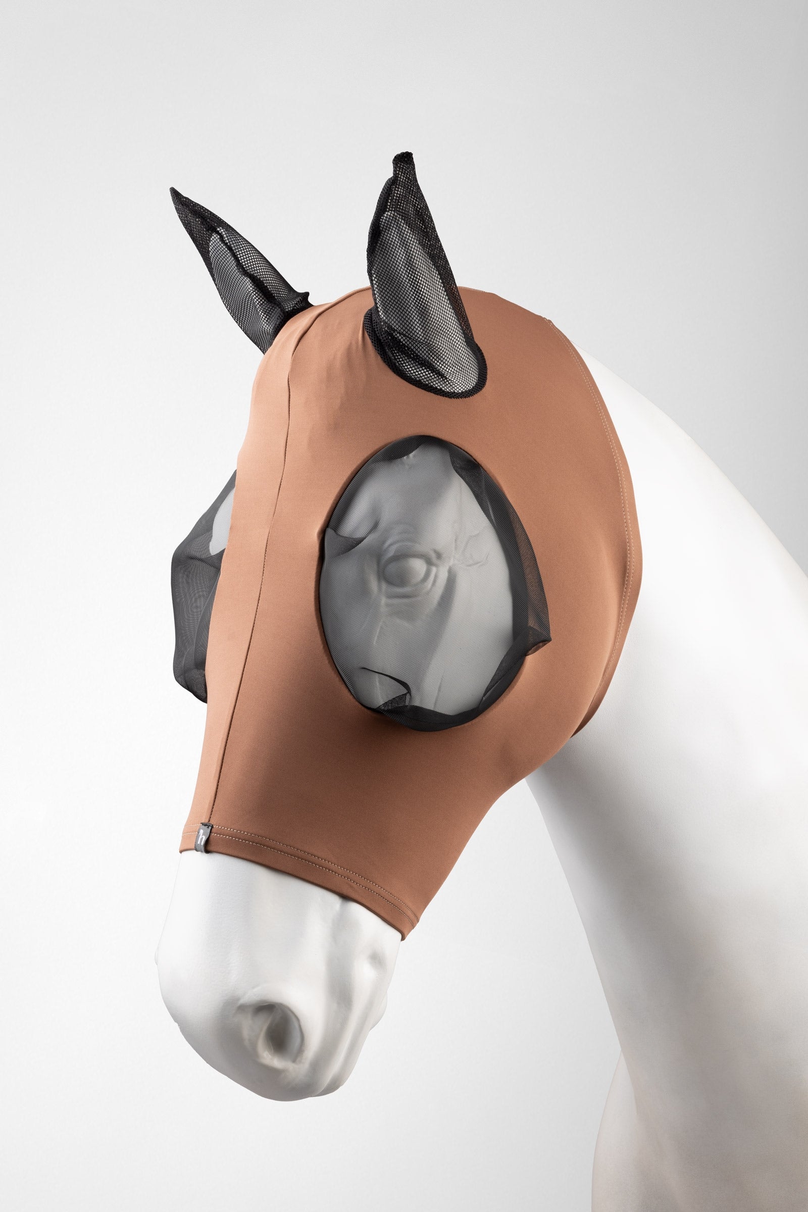 Horze Elastic Pull-On Fly Mask – Indian Tan – horze