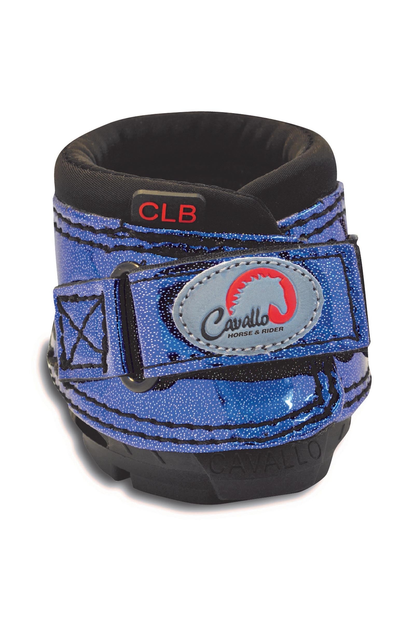 Cavallo Hoof Boots F.R.A. CLB Bling Hoof Shoes (pair) - Metallic Blue ...