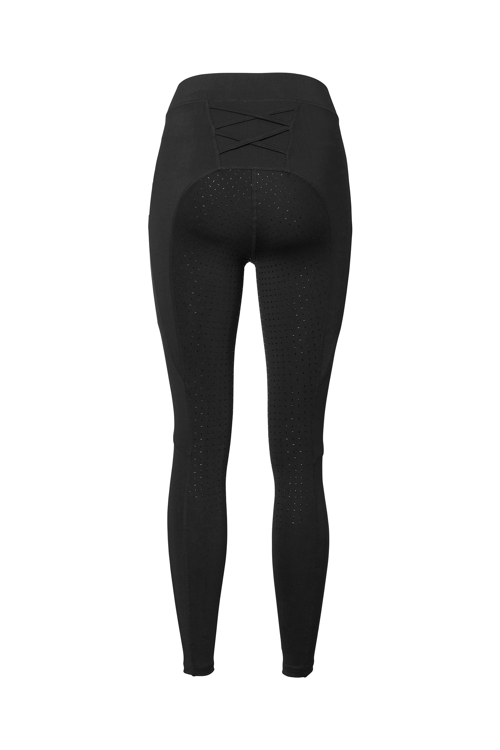 CrossTech Women's Full Grip Riding Tights Black 6 – horze