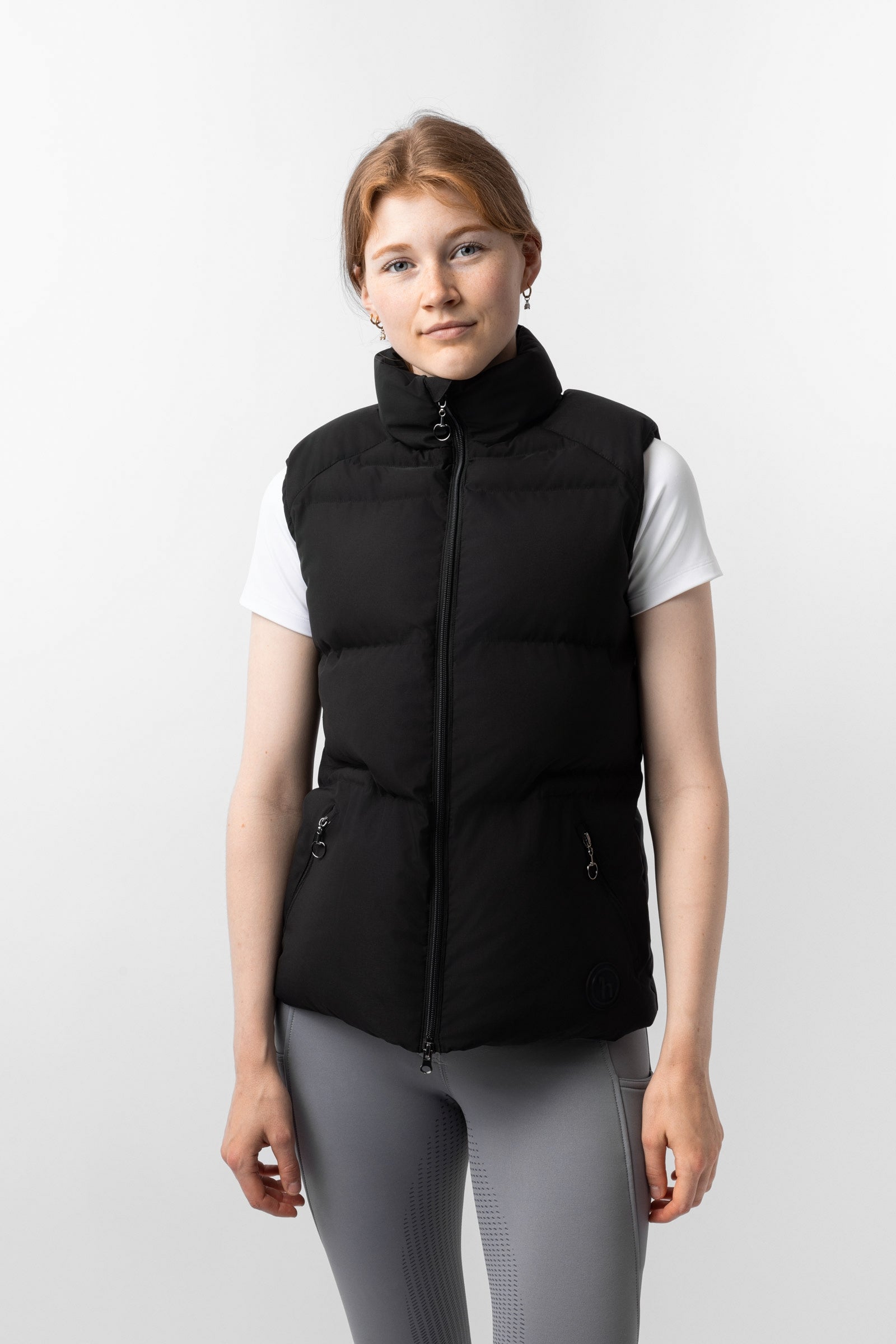 Oona Women´s Padded Riding Vest Caviar black 16 – horze